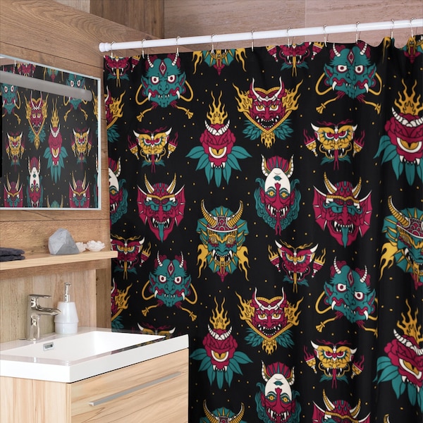 Japan Shower Curtain - Etsy