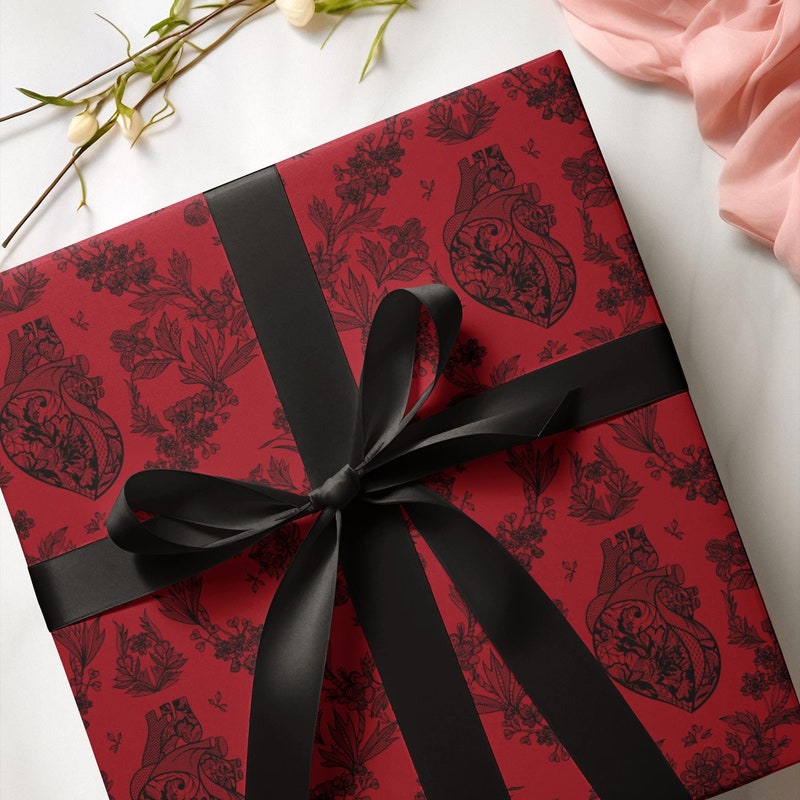 Romantic Wrapping Paper - Etsy