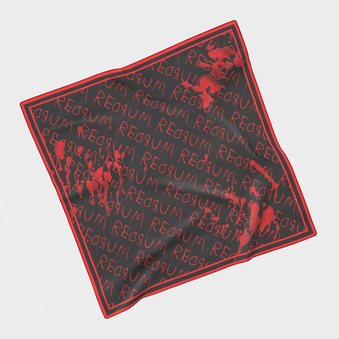 Bloody Redrum Chiffon Scarf | Horror Overlook Shining Vintage Pin up ...