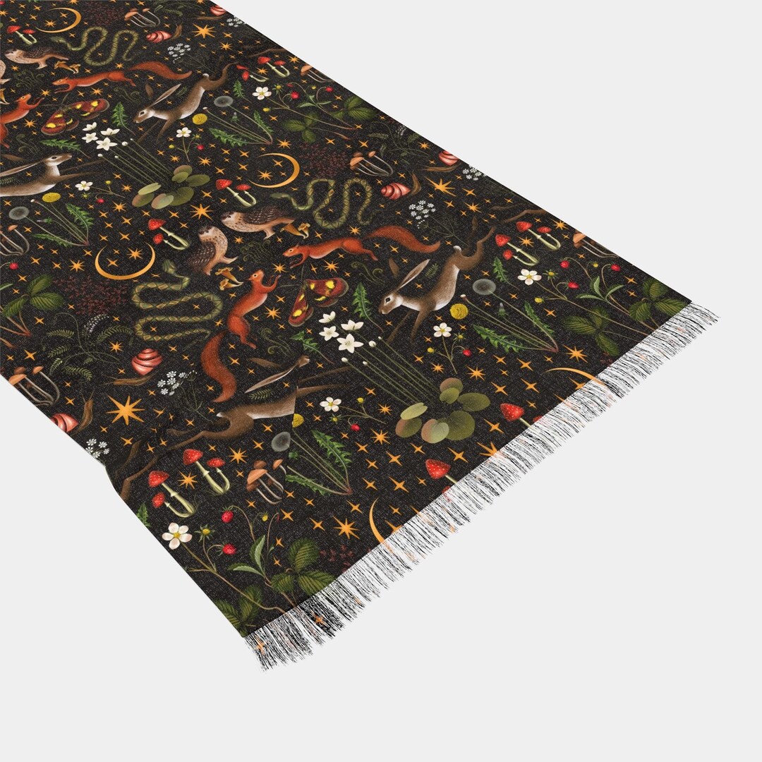 Woodland Magic Light Scarf | Gothic Fairy Cottagecore Witchy Whimsigoth ...