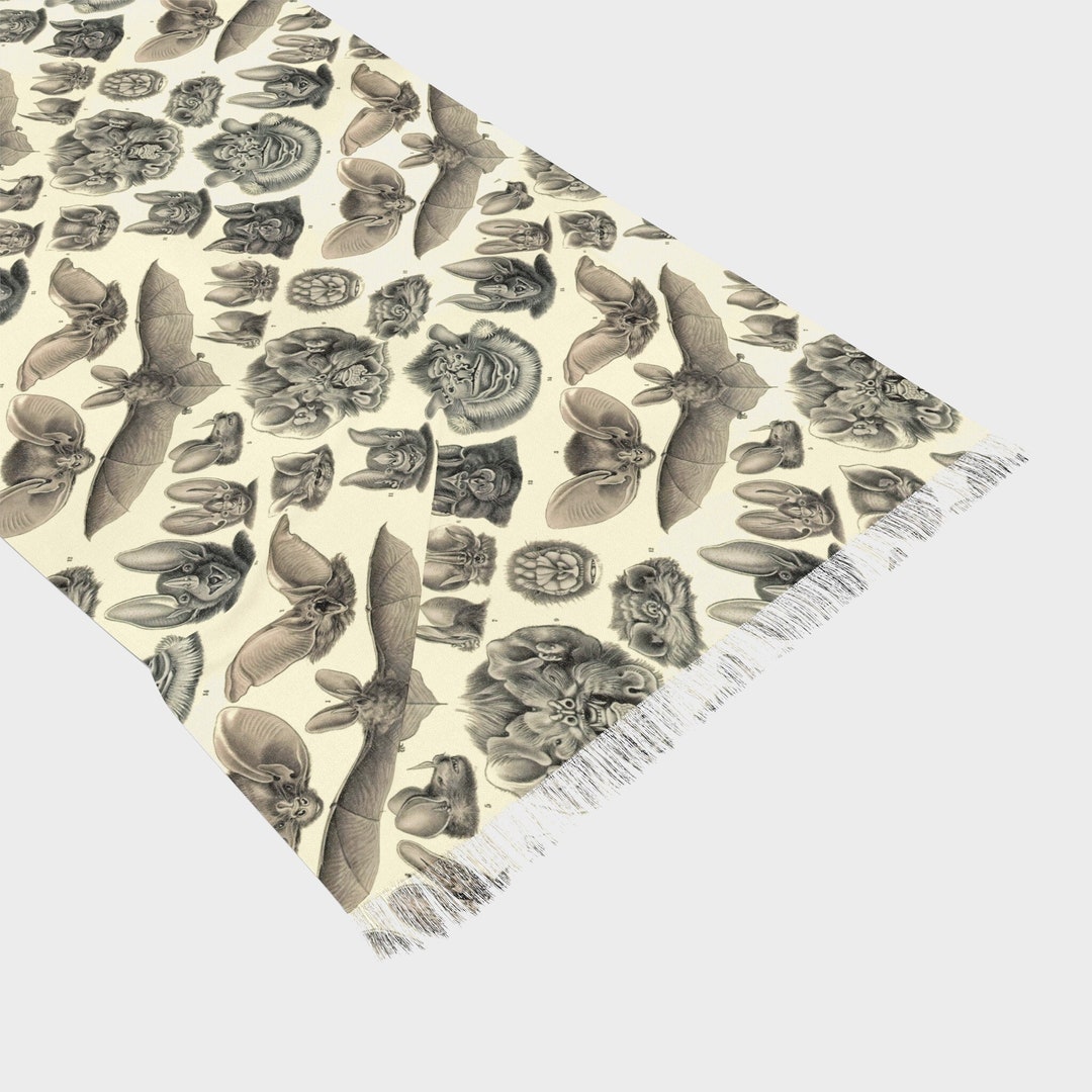 Bat Study Light Scarf | Whimsigoth Academia Gothic Witchy Occult Horror ...