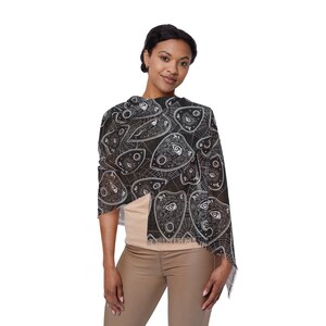 Ouija Spiderwebs Light Scarf | Spirit Board Horror Occult Magic Gothic ...