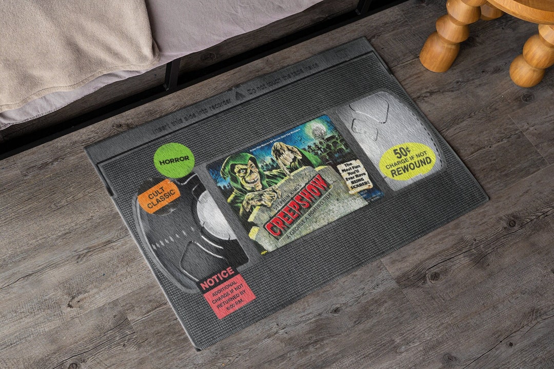 Your Pick Horror VHS Area Rugs 36" X 24" | 80s 90s Movie Tape Gifts ...