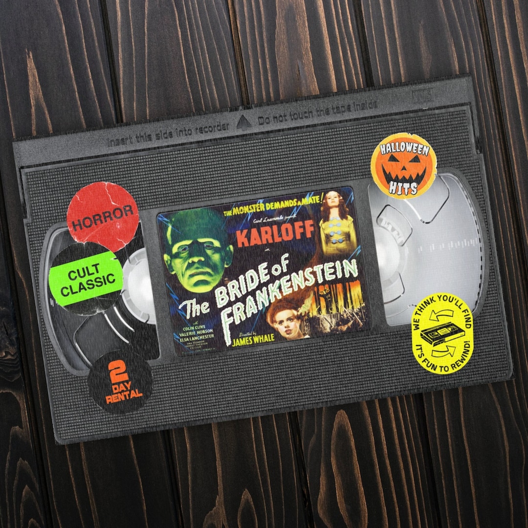 Your Pick Horror VHS Area Rugs 36" X 24" | 80s 90s Movie Monsters Tape ...
