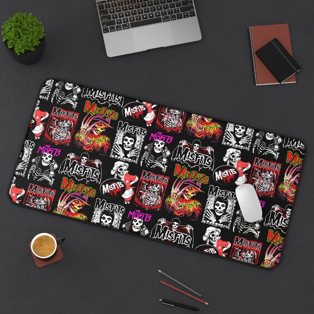 Misfits Print Desk Mat Horror Punk Band Music Poster Art Goth Unique ...
