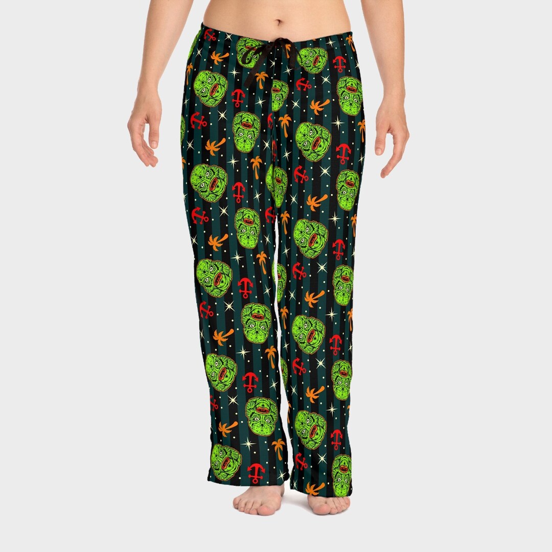 Retro Creature Women's & Men's Pajama Pants | Lagoon Horror Movie ...