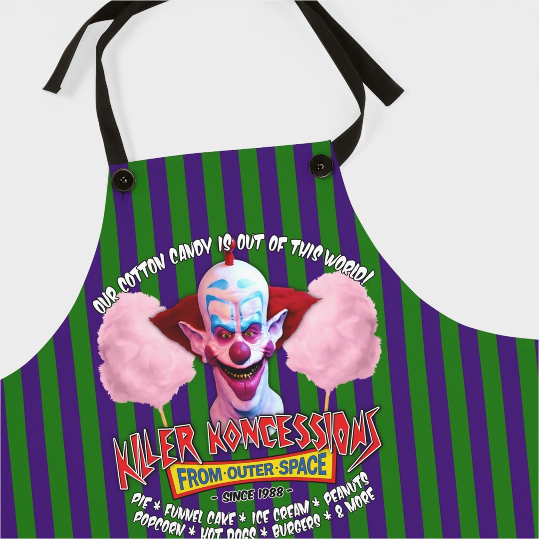 Killer Koncessions From Outer Space Apron | Carnival Clown Horror ...