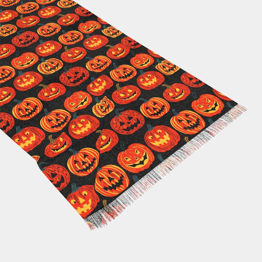 Jack O Lantern Light Scarf | Retro Halloween Gothic Witchy Horror ...