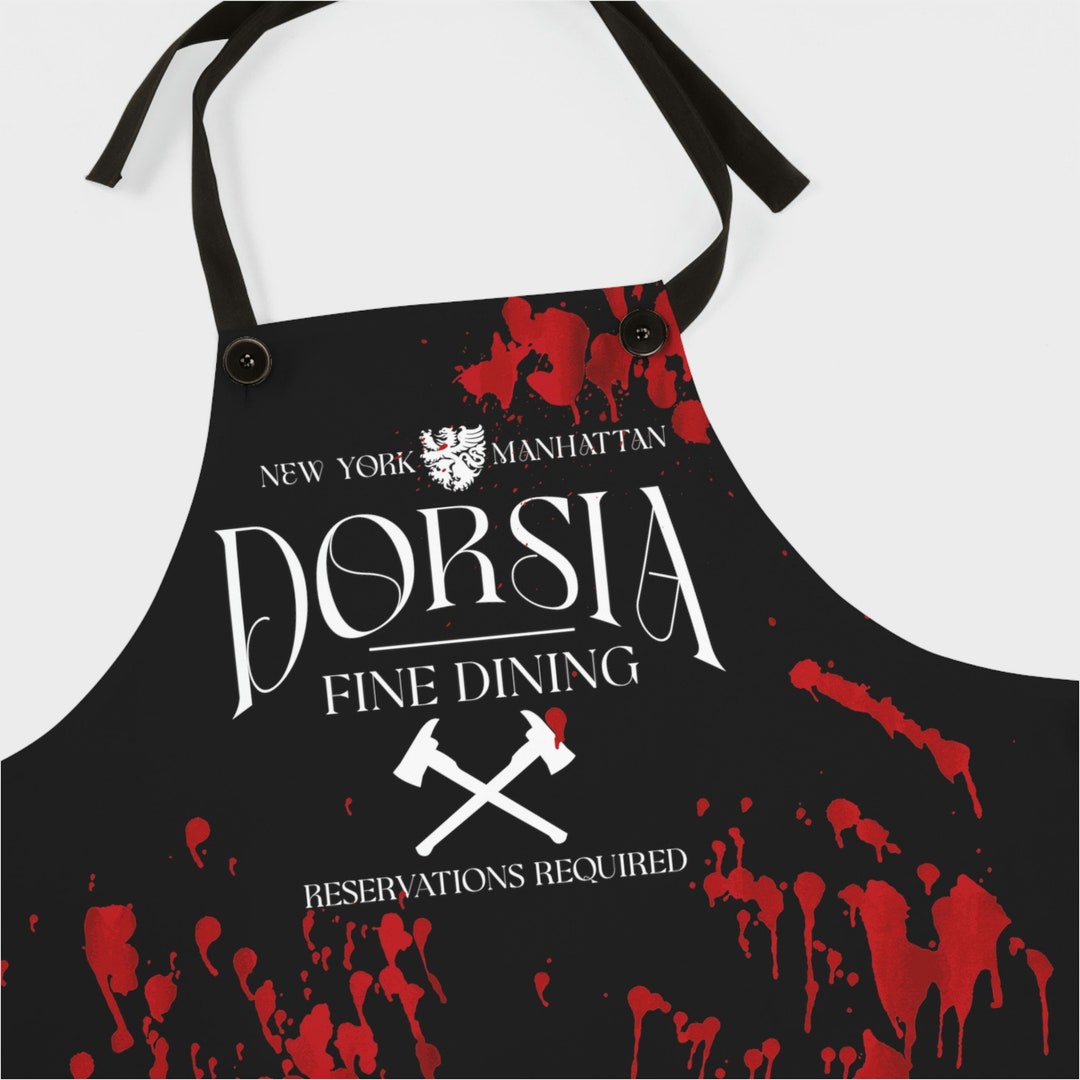Dorsia New York Fine Dining Apron | American Horror Psycho Movie ...
