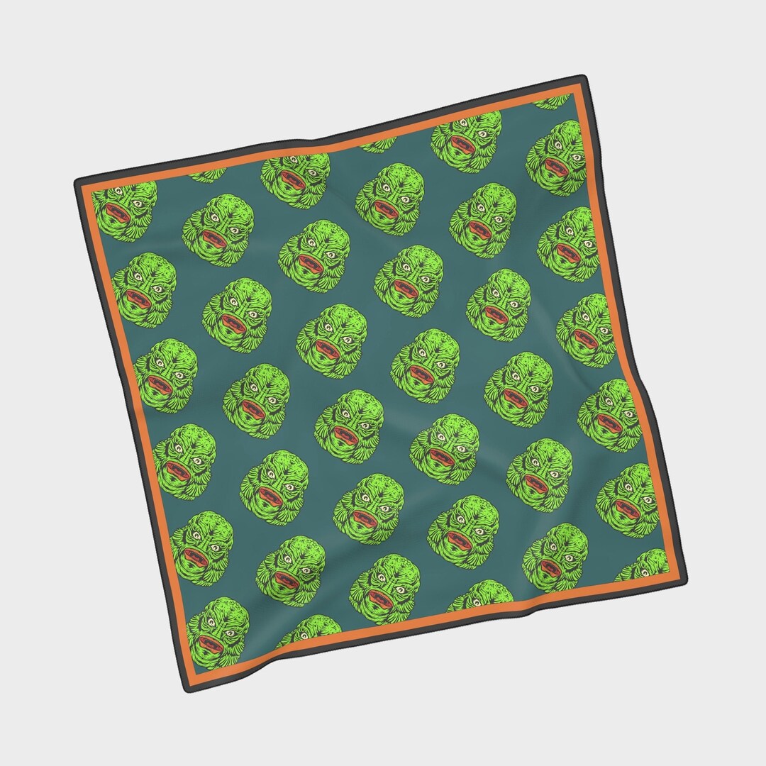 Creature From the Black Lagoon Chiffon Scarf | Gill-man Movie Monsters ...