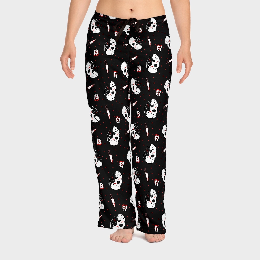 Friday the 13th Women's & Men's Pajama Pants | Horror Movie Goth Punk ...