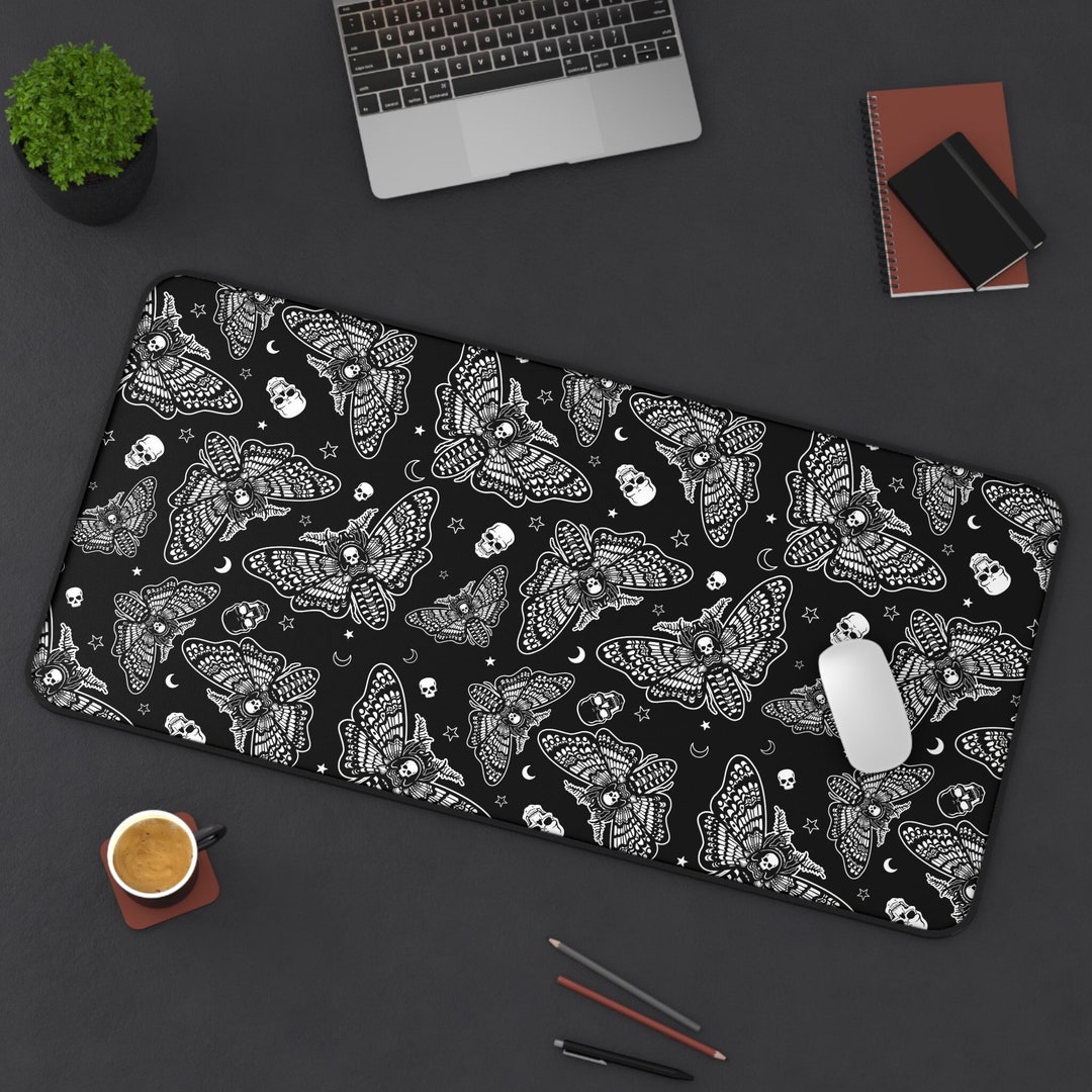 Death's-head Moth Desk Mat Whimsigoth Occult Magic Gothic Witchy ...