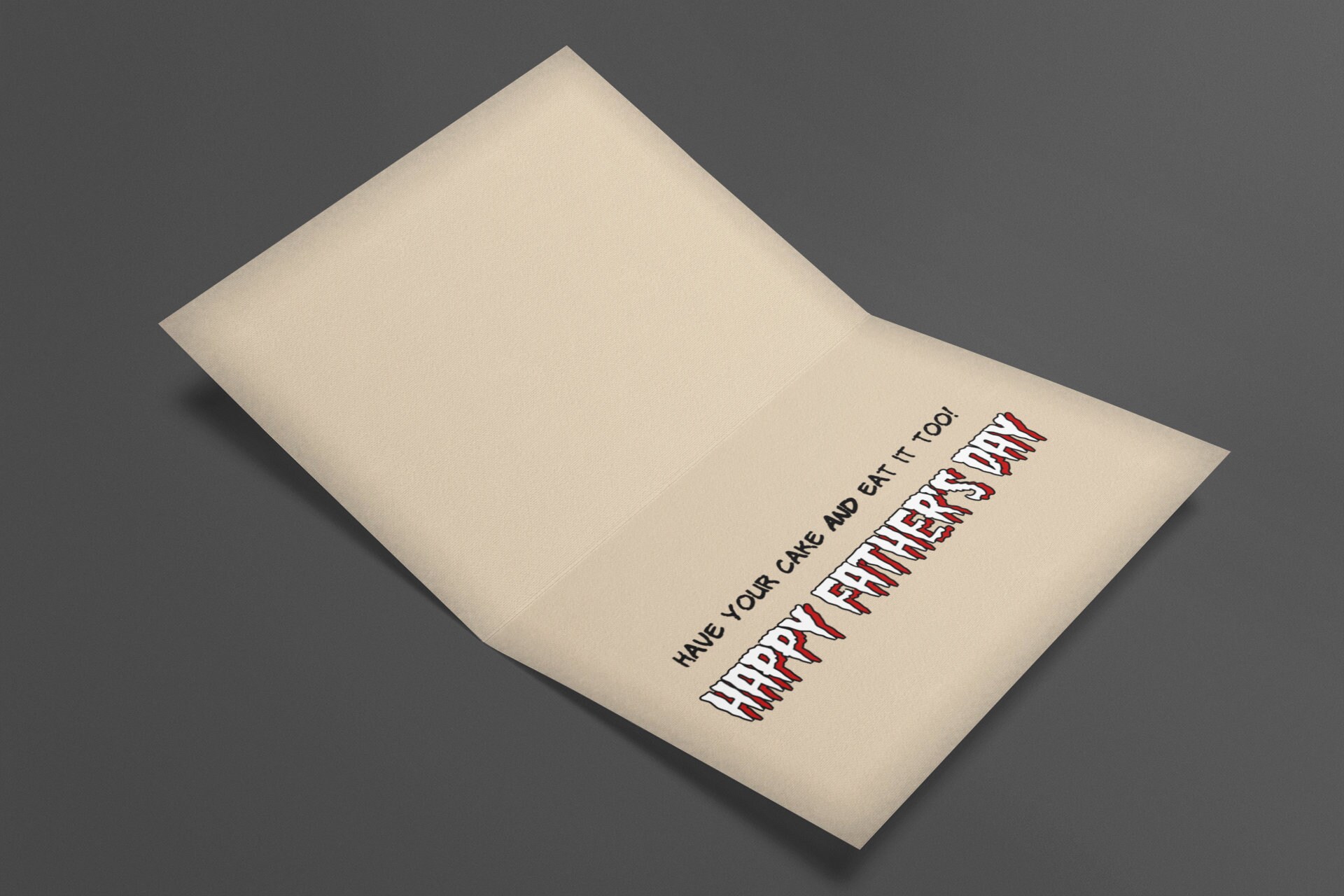 Creepshow Father's Day Greeting Cards Cake Retro Horror - Etsy