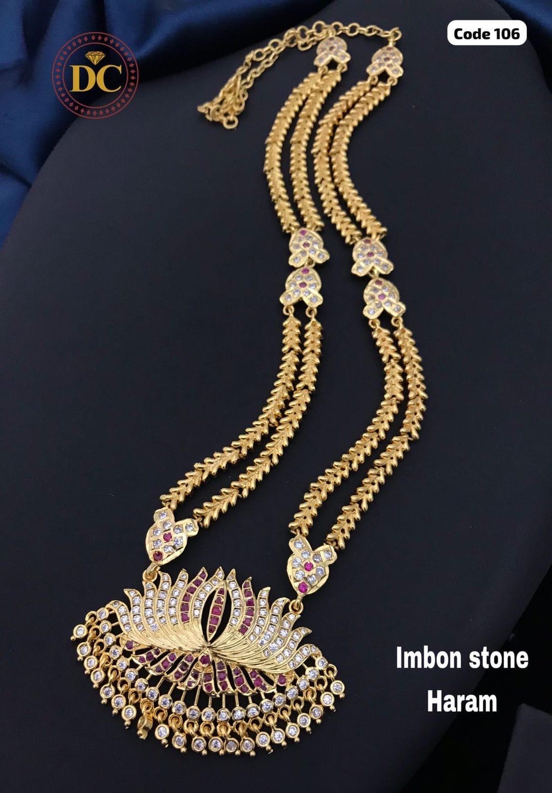 Temple Jewellery Set | Imbon Necklace | South Indian Jewellery Gold ...