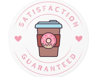 Coffee and Donuts Sticker - Etsy