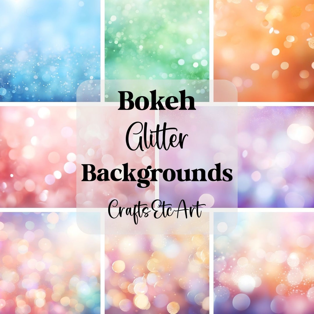Bokeh Glitter Backgrounds - Sparkle Backdrops - Bokeh Sparkle Glitter ...