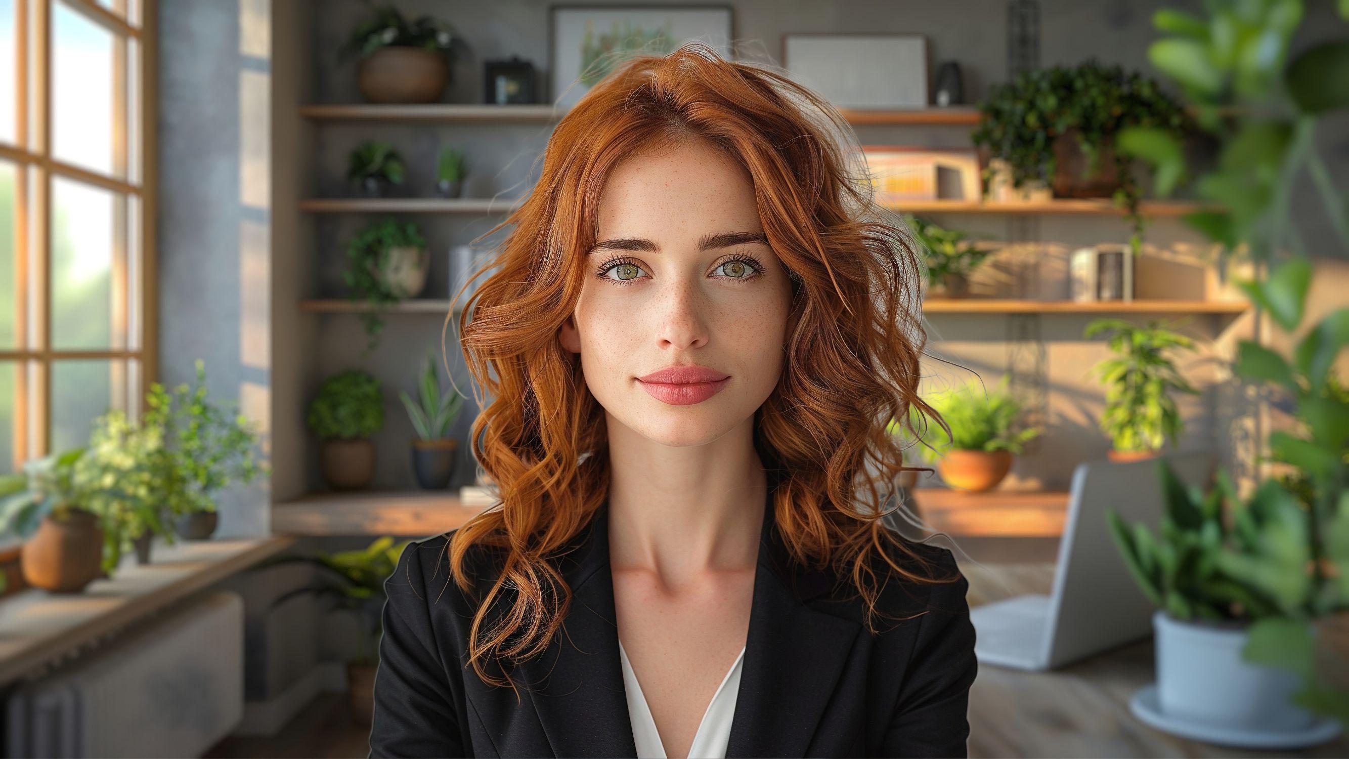 Botanical Office Zoom Background Virtual Background for Zoom Microsoft ...