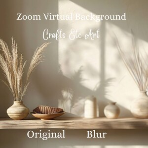 Boho Style Zoom Background - Virtual Background for Zoom - Microsoft ...