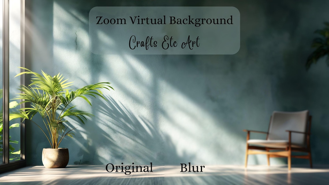 Minimalist Room Zoom Background - Virtual Background for Zoom ...