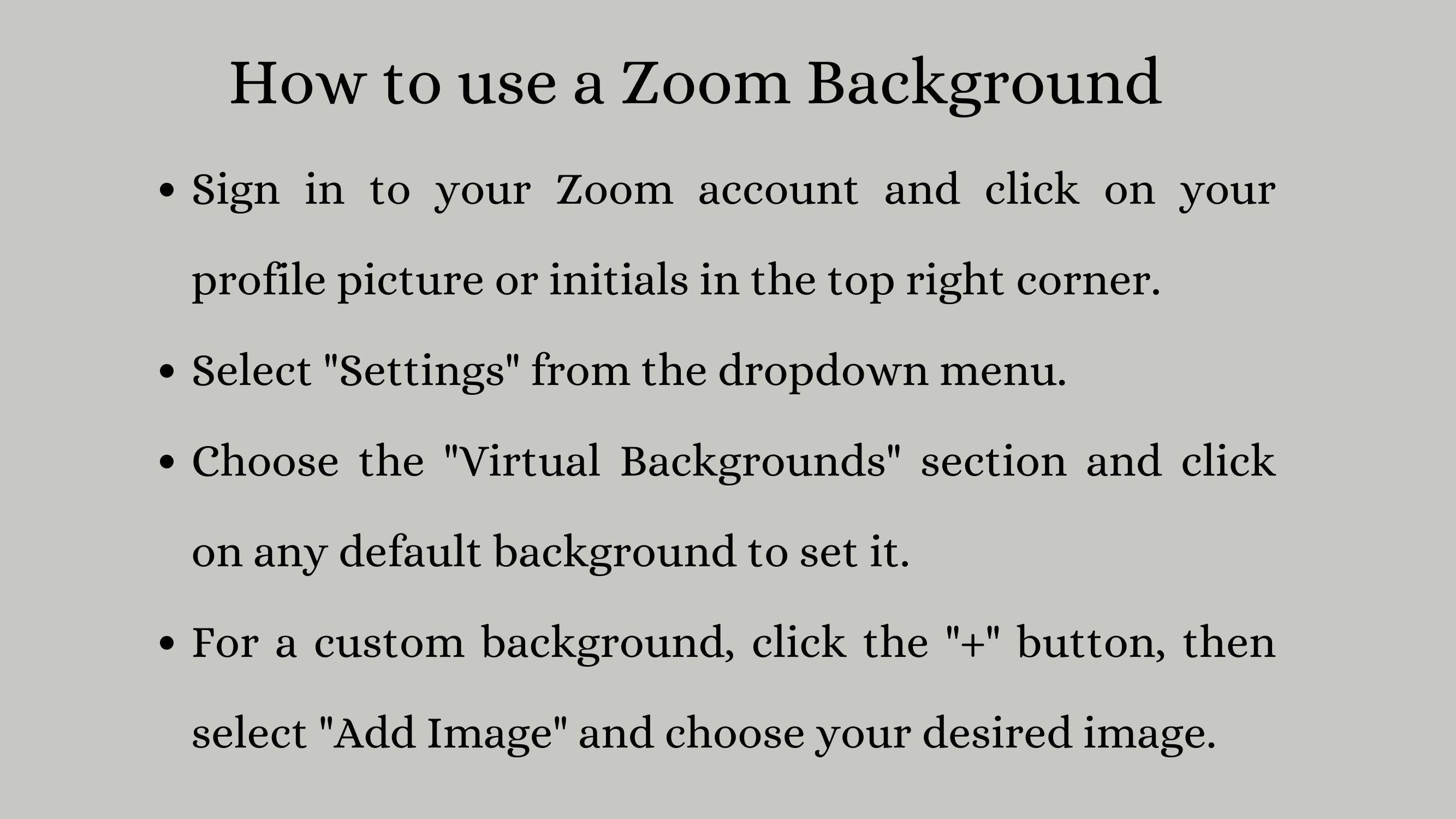 Therapist Zoom Background for Virtual Calls – Elegant Modern Living ...