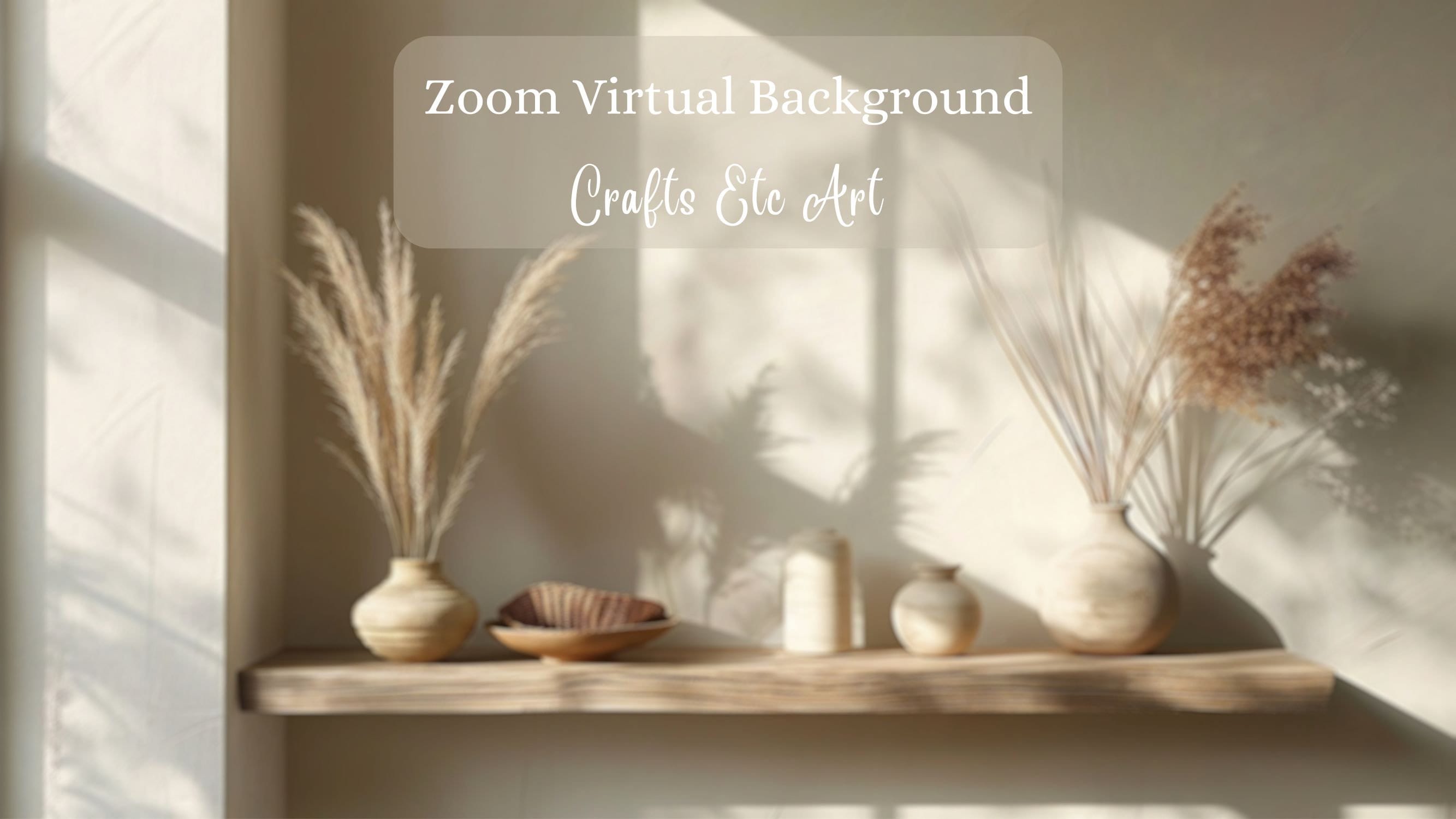 Boho Style Zoom Background - Virtual Background for Zoom - Microsoft ...