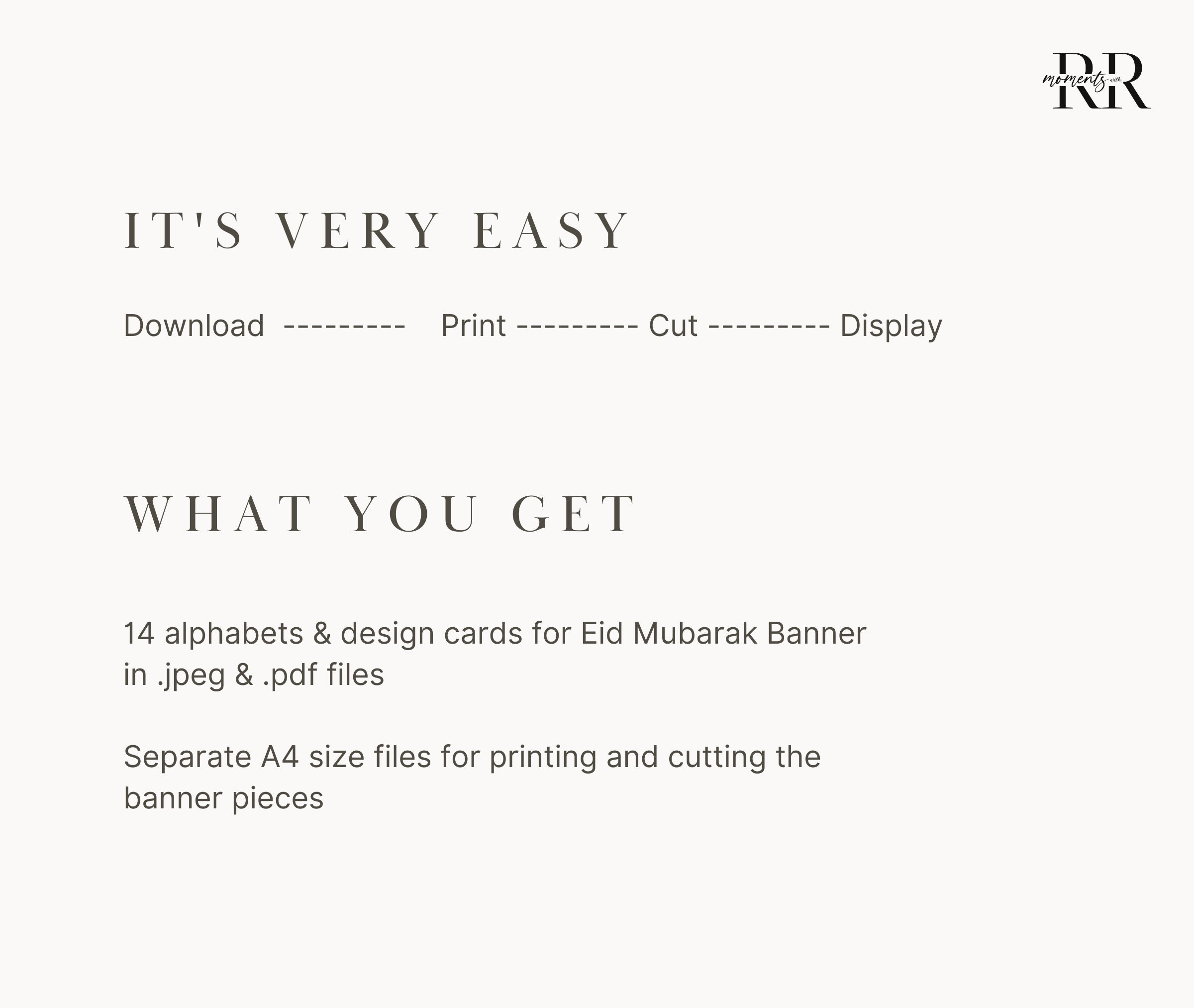 Eid Decoration, Eid Mubarak Banner, Eid Mubarak, Eid Bunting, Printable ...