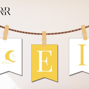 Eid Decoration, Eid Mubarak Banner, Eid Mubarak, Eid Bunting, Printable ...