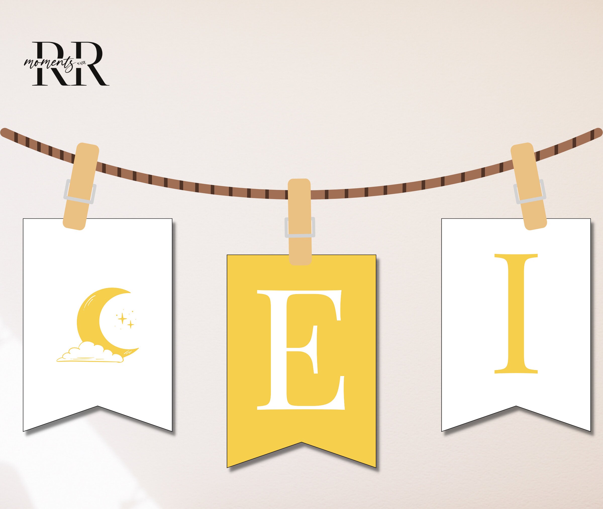 Eid Decoration, Eid Mubarak Banner, Eid Mubarak, Eid Bunting, Printable ...