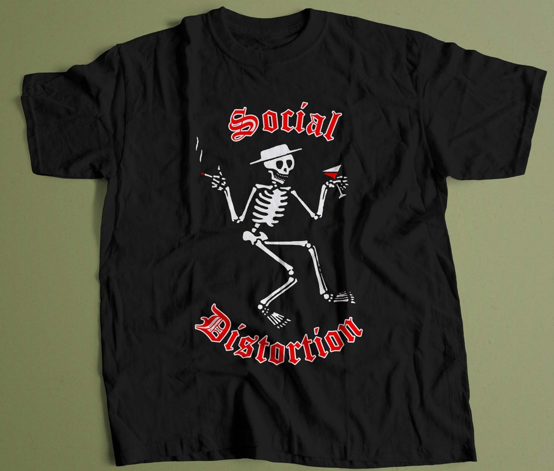 Social Distortion Skelly Logo Soft Fitted Jersey Tee T Shirt - Etsy