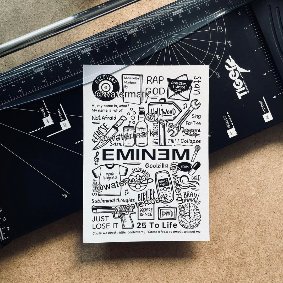 Eminem // Poster Print Merch Decor Wall Art - Etsy