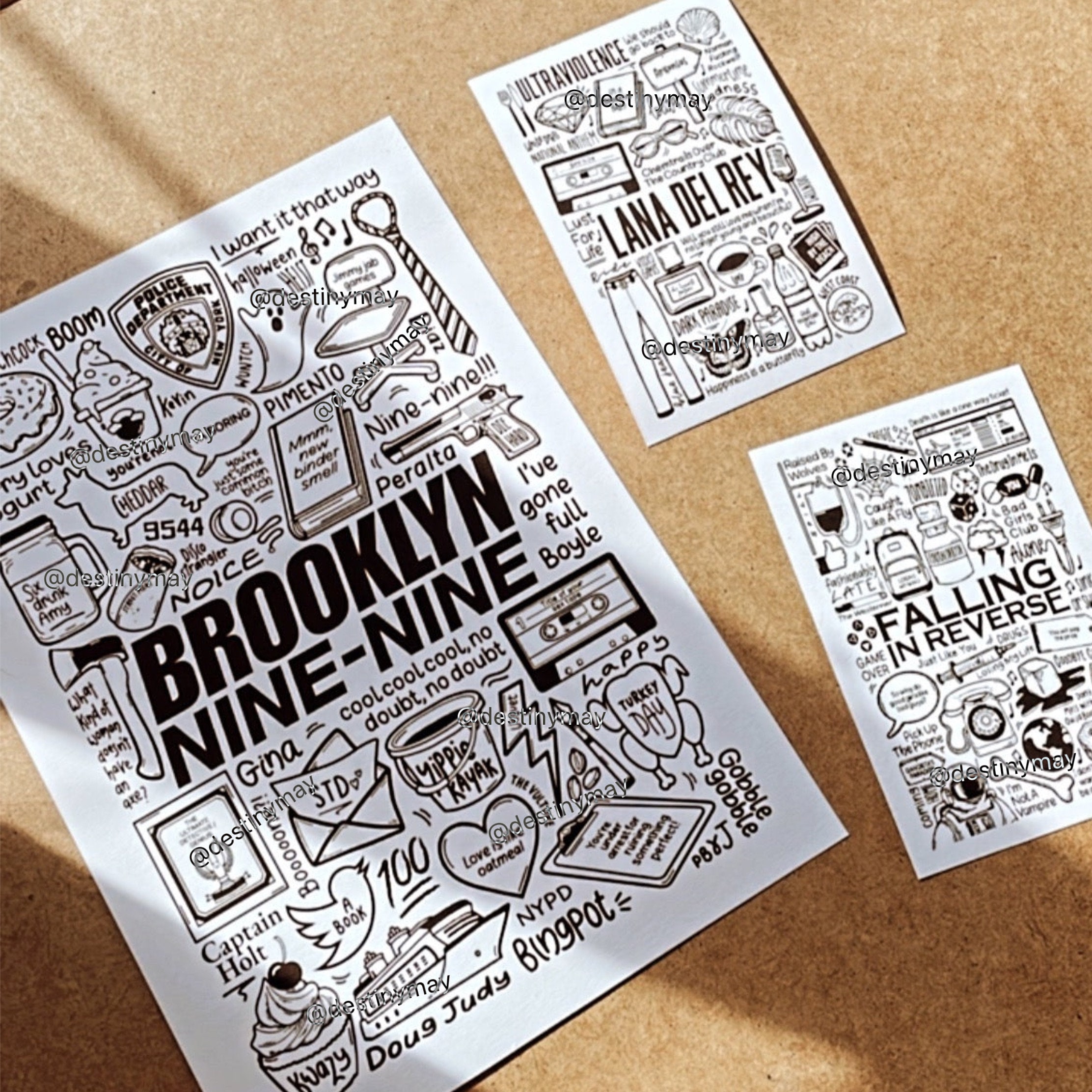 Brooklyn 99 // B99 // Poster Print Merch Decor Wall Art - Etsy UK