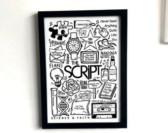 Script Wall Art - Etsy
