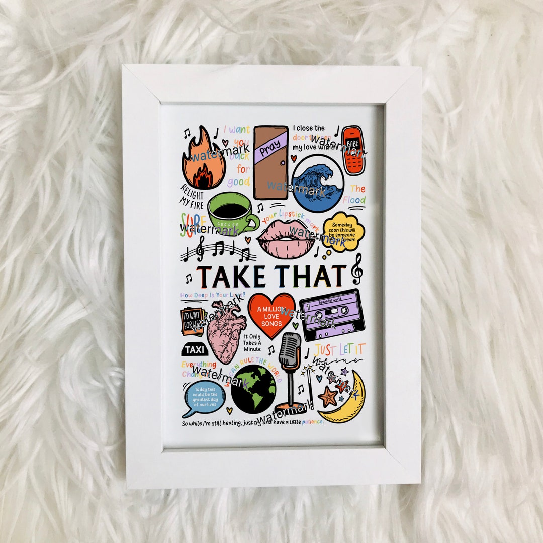Take That // Poster Print Merch Decor Wall Art - Etsy UK