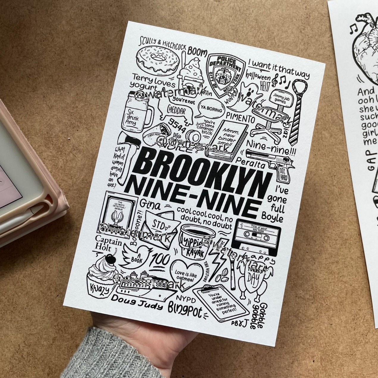 Brooklyn 99 // B99 // Poster Print Merch Decor Wall Art - Etsy UK