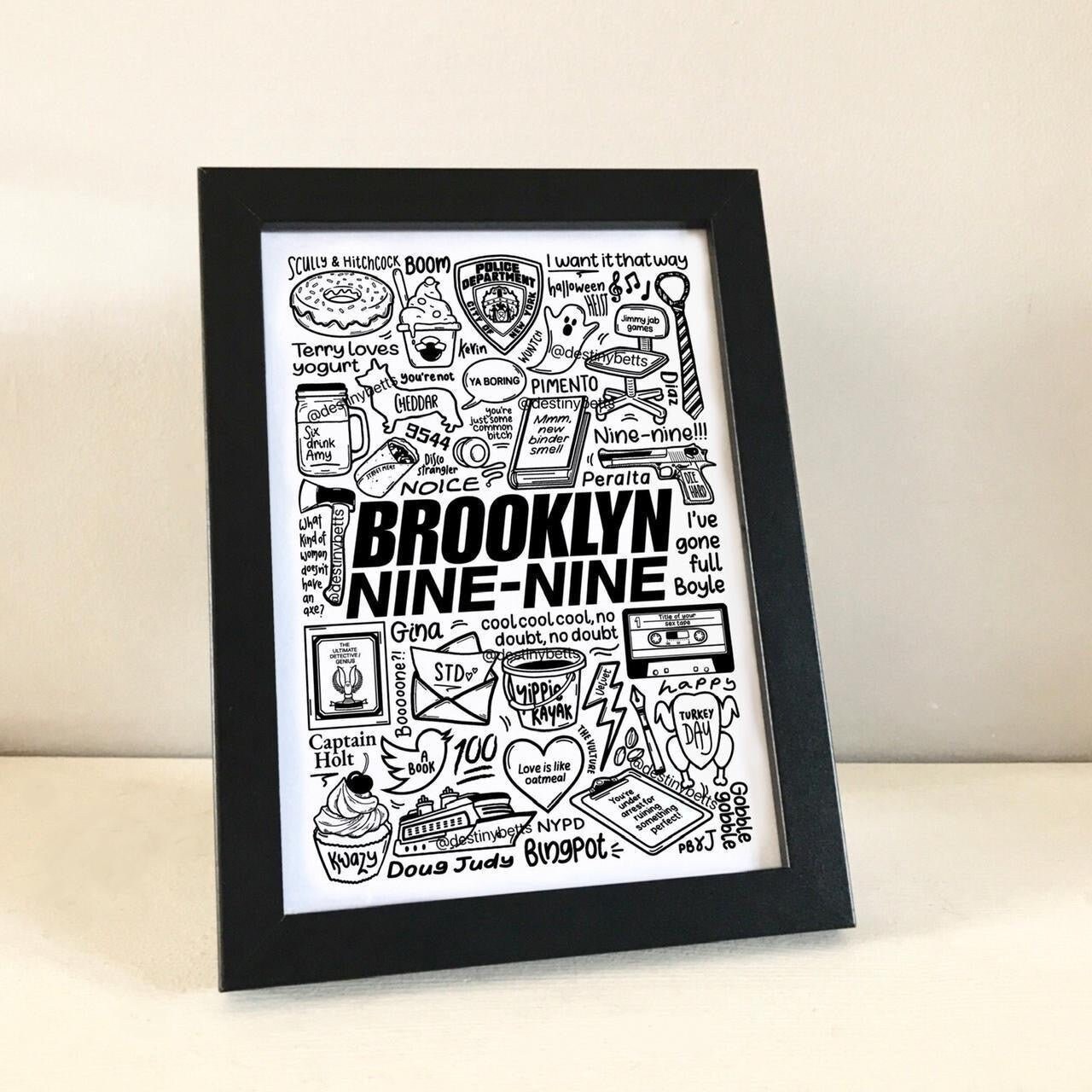 Brooklyn 99 // B99 // Poster Print Merch Decor Wall Art - Etsy UK