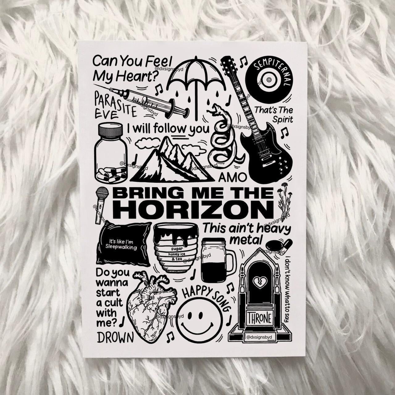 Bring Me The Horizon // BMTH // poster print merch decor wall art| No ...