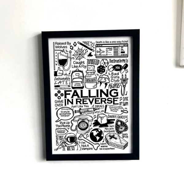 Falling in Reverse Poster - Etsy