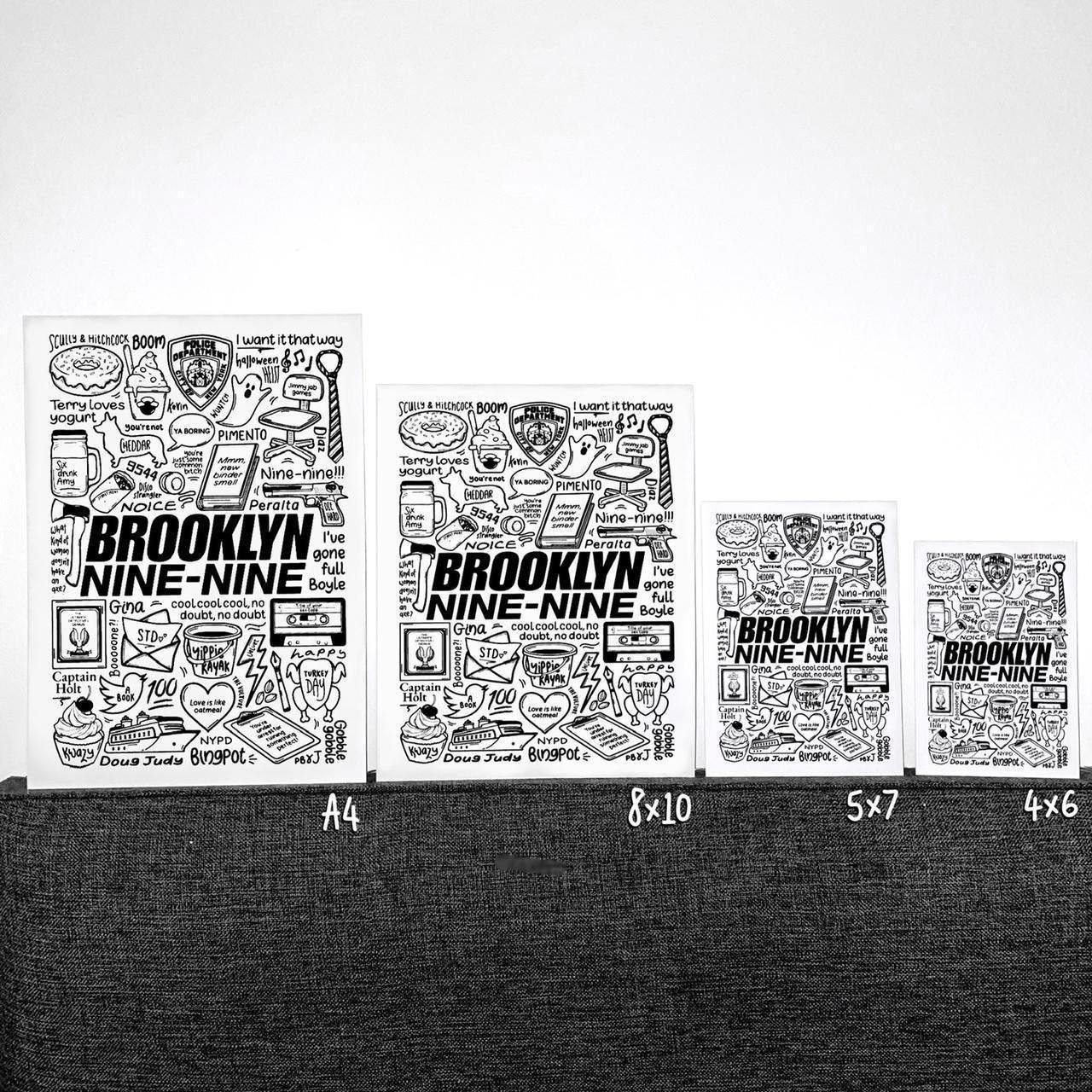 Brooklyn 99 // B99 // Poster Print Merch Decor Wall Art - Etsy UK