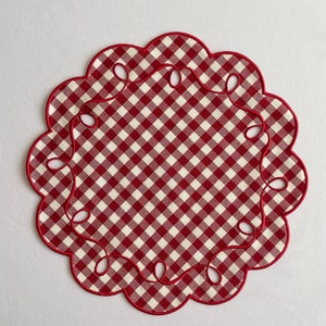 Linen Embroidered Table Mat Handmade Linen Placemats - Etsy