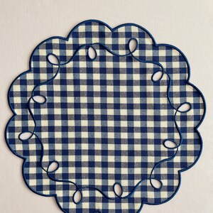 Linen Embroidered Table Mat Handmade Linen Placemats - Etsy