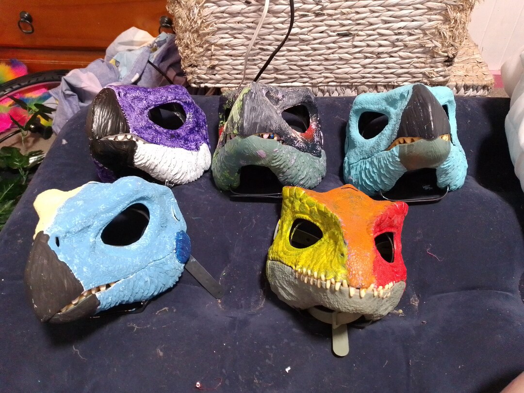 Unfinished Dino Mask - Etsy New Zealand