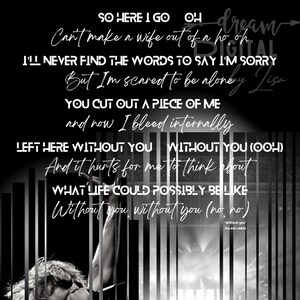 THE KID LAROI, Without You Partial Lyrics Poster, Instant Digital ...