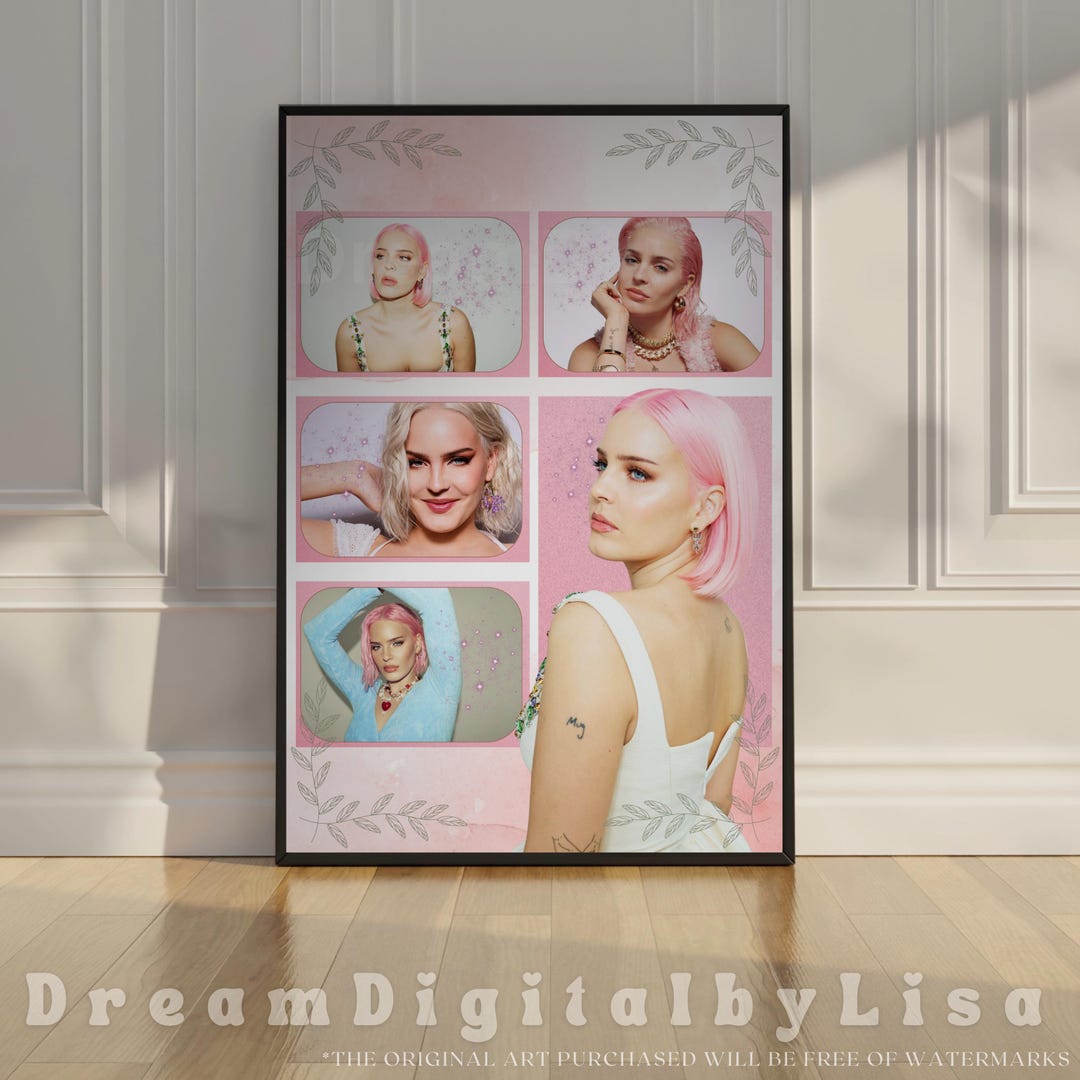 Anne Marie Poster Print, Printable Wall Art, Anne Marie Gift, Music ...