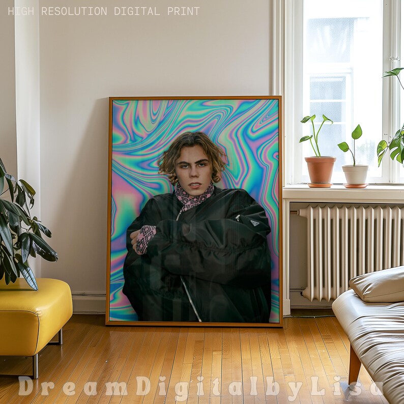 The Kid Laroi Printable Poster | the Kid Laroi Gift | Holographic Print ...