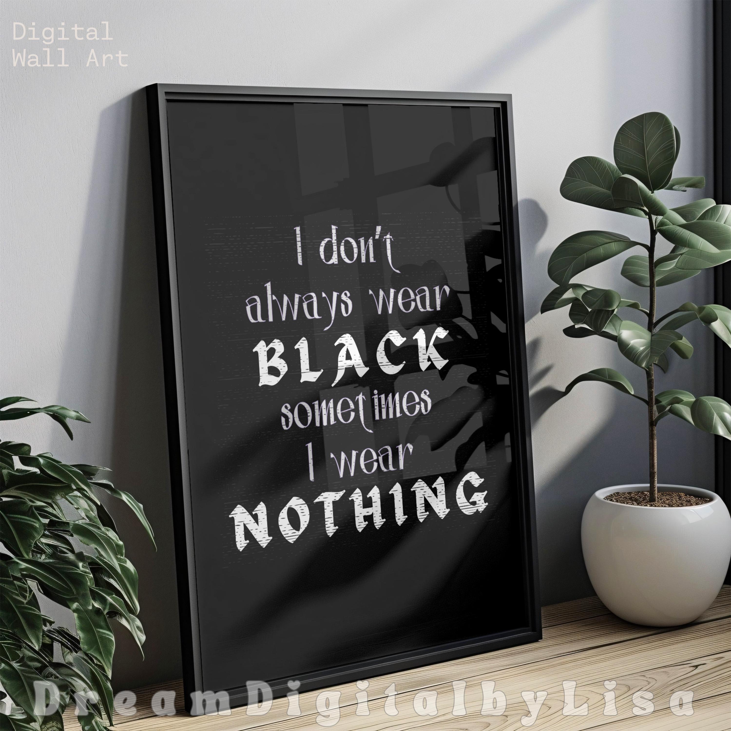 Gothic Prints Wall Art Gothic Quote Gothic Fashion Girly Gothic Black ...