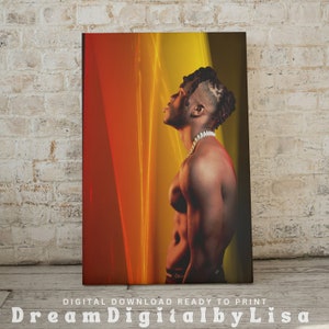 KSI Poster, KSI Wall Art, Printable Music Poster, Youtuber Artwork ...