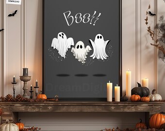 BOO digital, Printable - Etsy