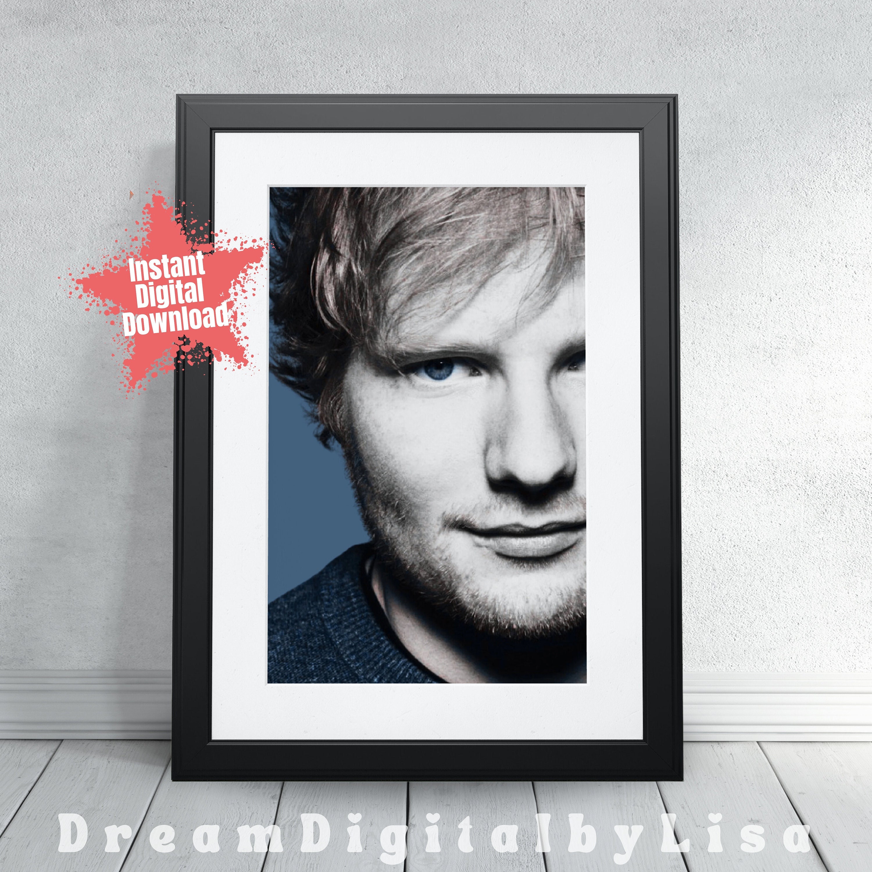 ED SHEERAN Printable Wall Art, Ed Sheeran Poster, Instant Downloadable ...