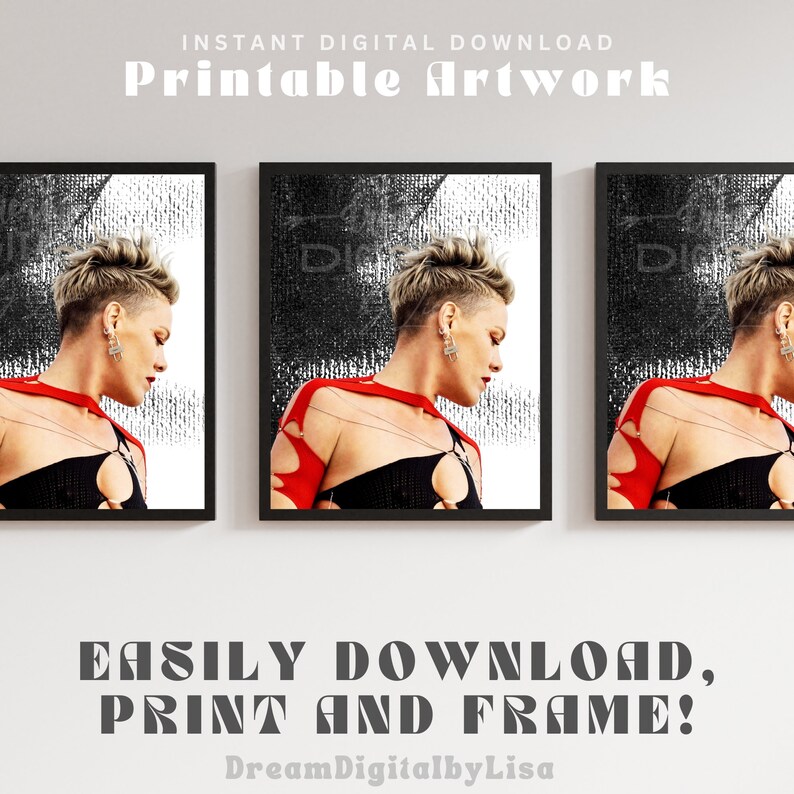 Pnk Poster Pnk Printable Wall Art Pnk Print Instant - Etsy
