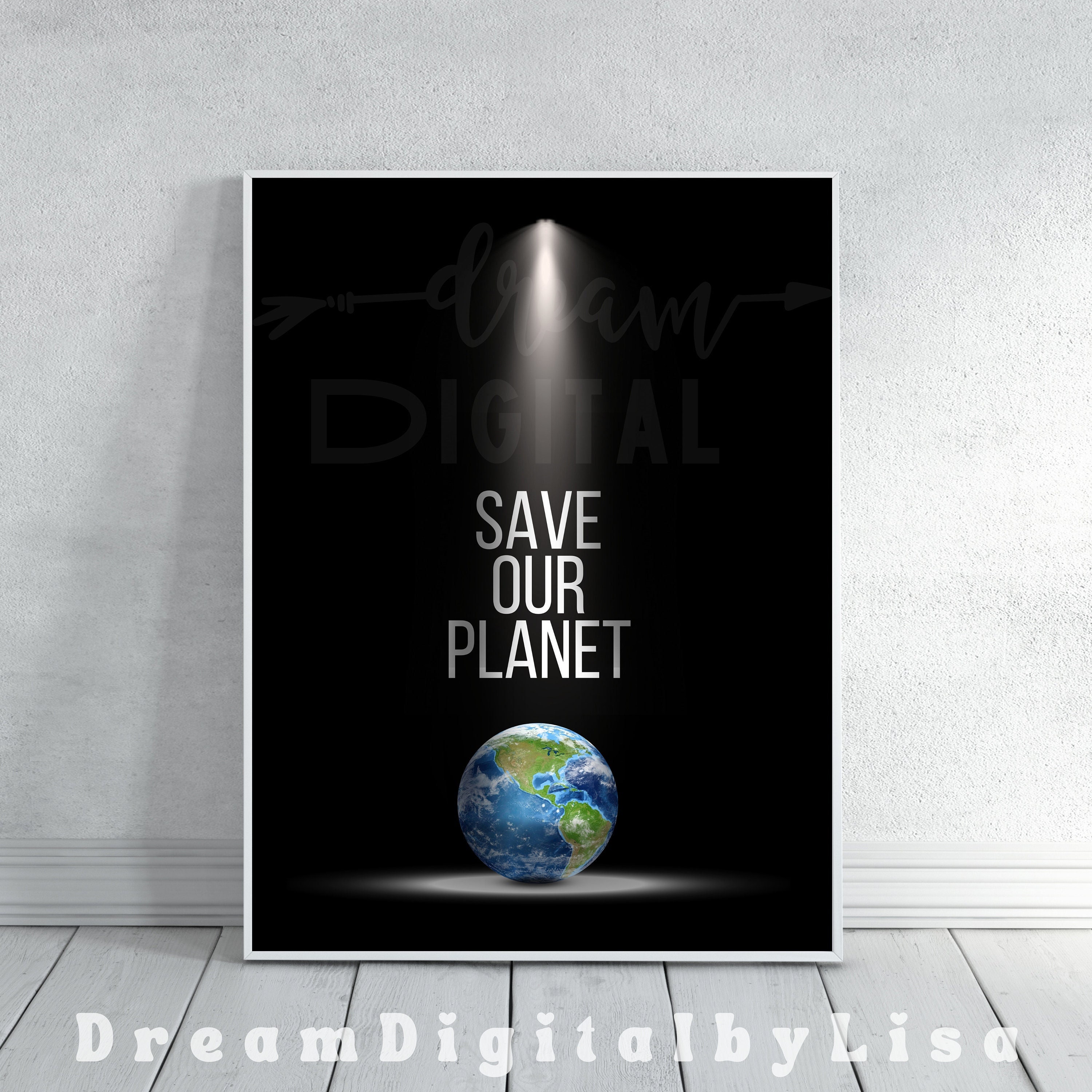 Climate Change Poster Save the Planet Printable - Etsy